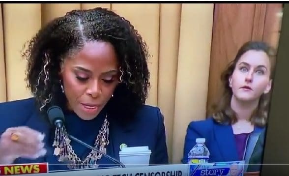 Aide to Virgin Island “Rep” Plaskett Looks Possessed During House ...