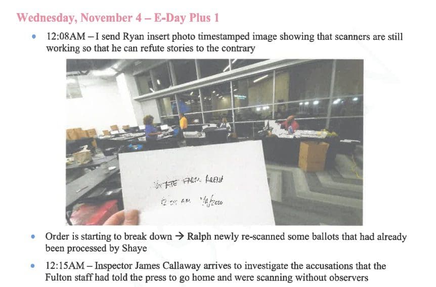 REMINDER: GOP Poll Observers in Fulton County’s State Farm Arena Swore ...