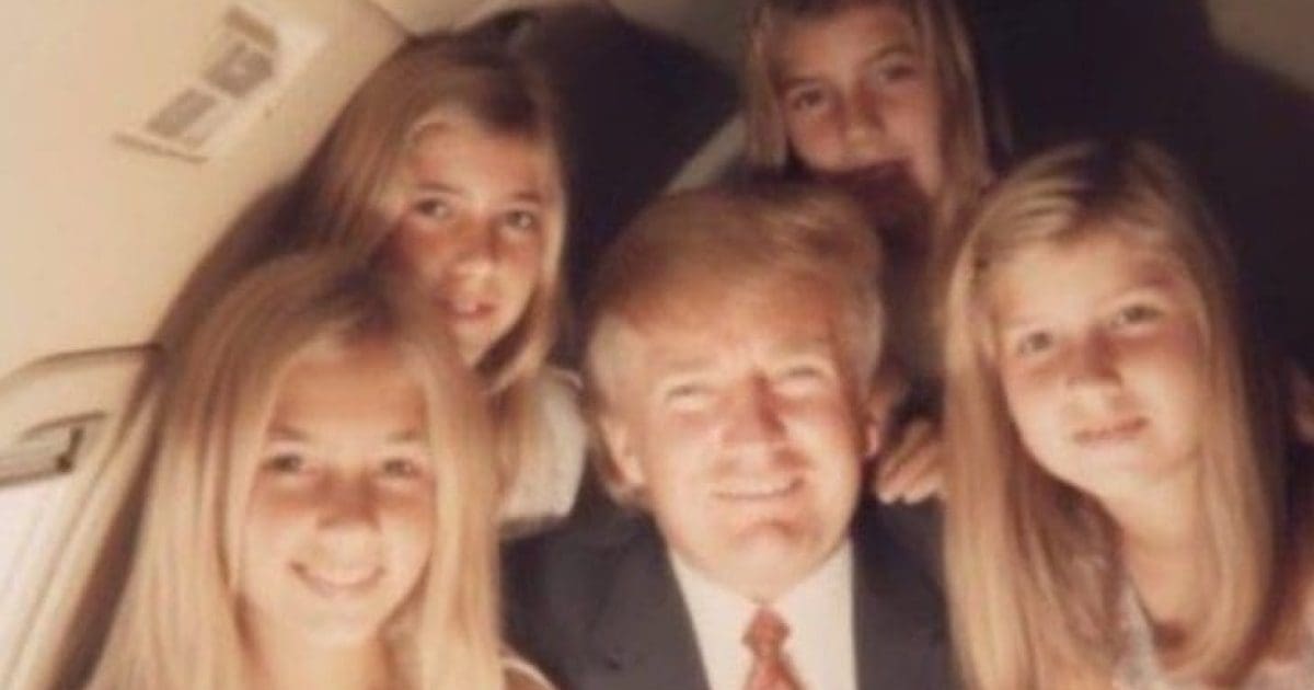 LIES: Photos of President Trump with Children on Epstein Flights are AI ...
