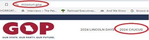 How to Register for Missouri’s 1st Presidential GOP Caucus – Step-by ...