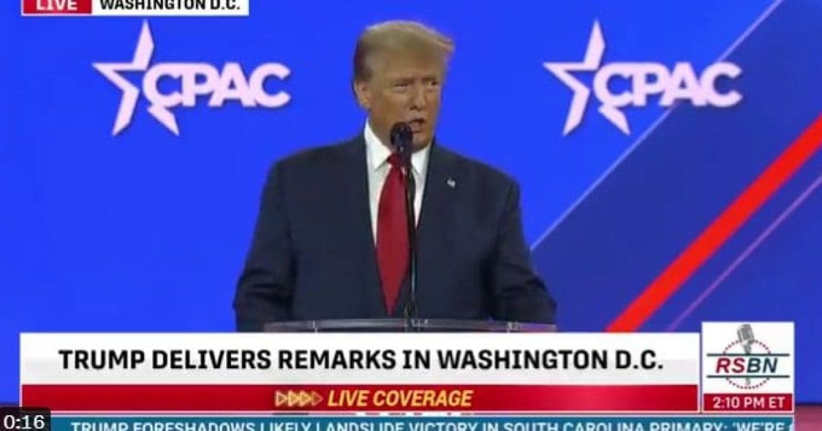 President Trump Delivers Remarks at CPAC - Joe Hoft