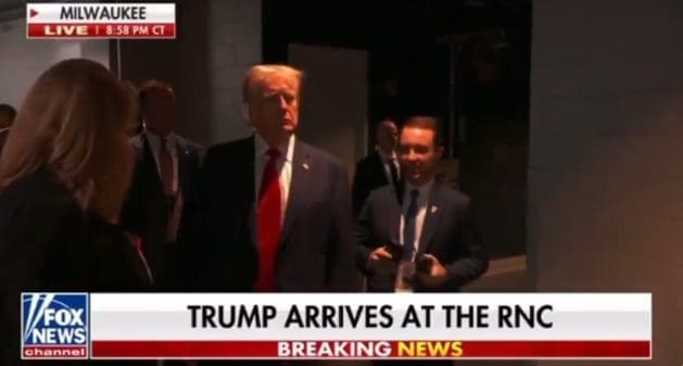 President Trump Arrives at RNC - Joe Hoft
