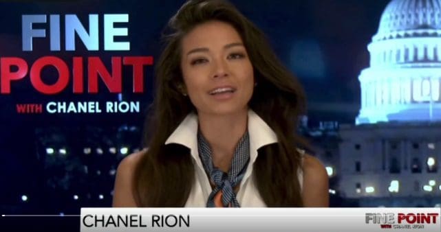 Chanel Rion at OAN Argues that Kamala’s “JOY” Is Absolutely a NAZI ...