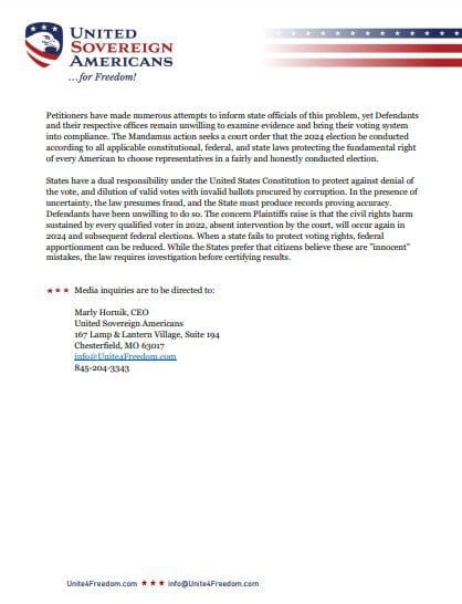 BREAKING: United Sovereign Americans Files Lawsuits in Nine States ...