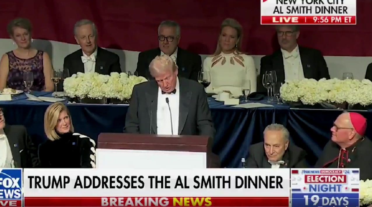 President Trump Crushes It at the Al Smith Dinner | Joe Hoft