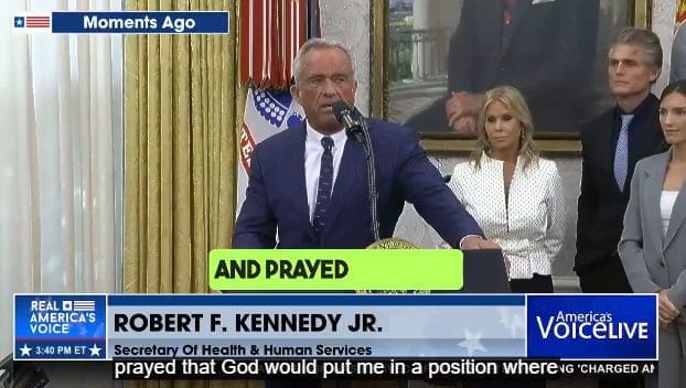RFK Jr's Comments After Being Sworn in as New HHS Secretary - Joe Hoft