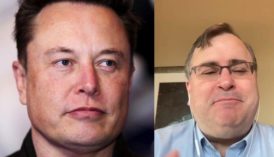 Elon Musk Destroys Creepy, Corrupt and Nasty Reid Hoffman on Twitter ...