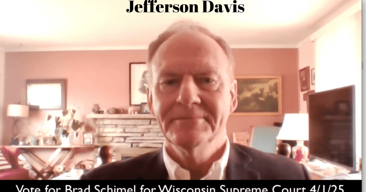 UnderDog Report #80 - Jefferson Davis on the Wisconsin Supreme Court ...