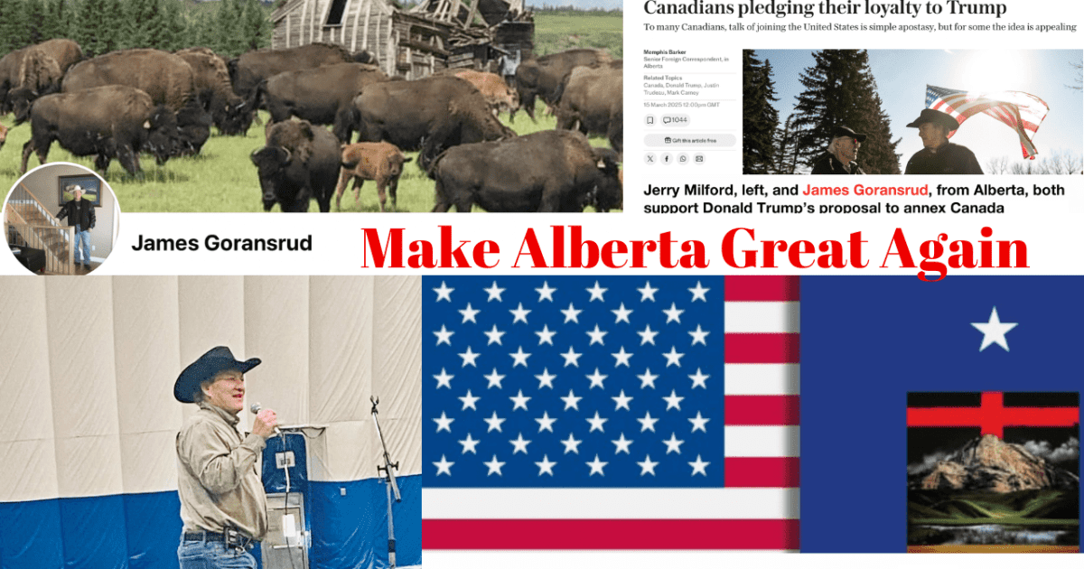 UNDERDOG REPORT #79 - Make Alberta GREAT Again - James Goransrud-The ...