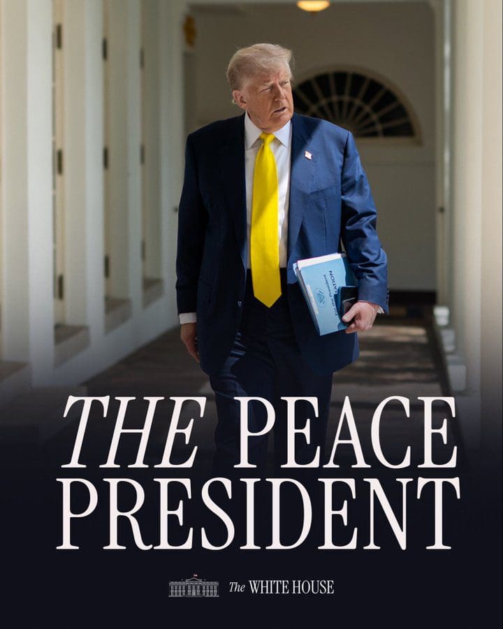 President Trump Brought World Peace in 2025 Setting up 2026 for Peace ...