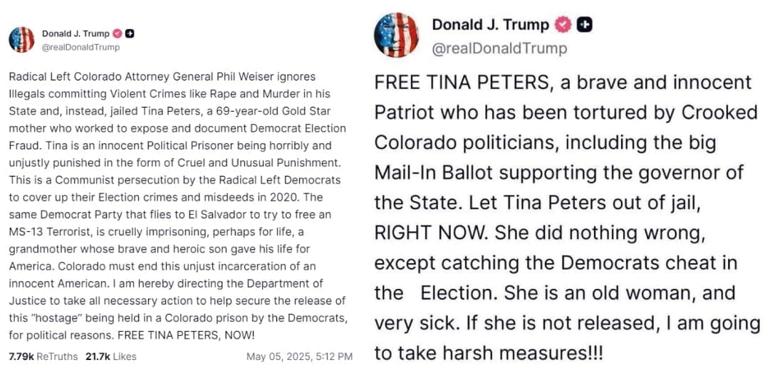 Here's How You Can Help Free Tina Peters from Prison Today - Joe Hoft
