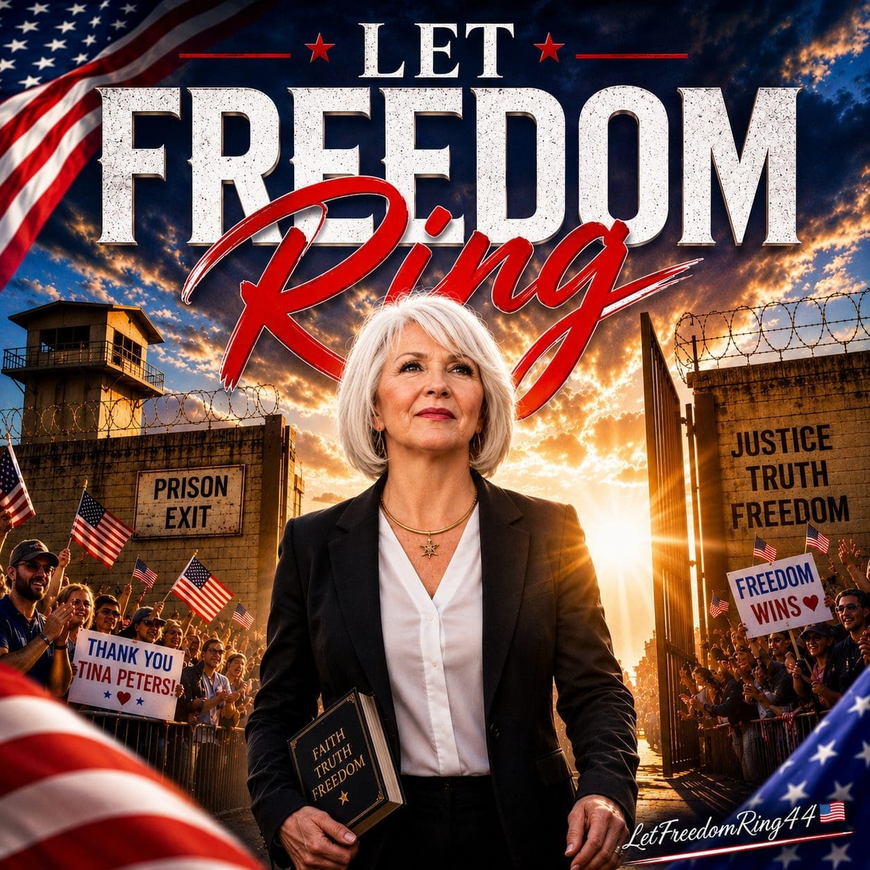 Republic Broadcasting Network » TINA PETERS TO BE FREED TODAY!