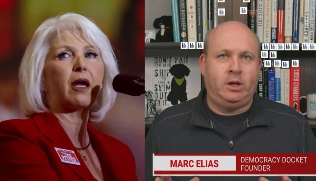 Contrasting Tina Peters with the Chief SELECTION DENIER, Mark Elias ...